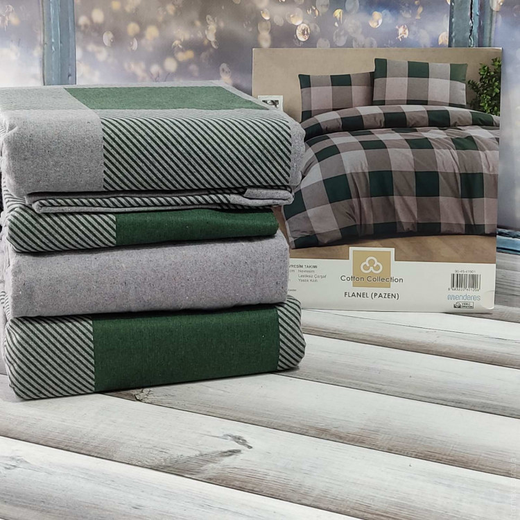 Постельное белье Cotton Collection фланель евро, модель 2 купить в ...