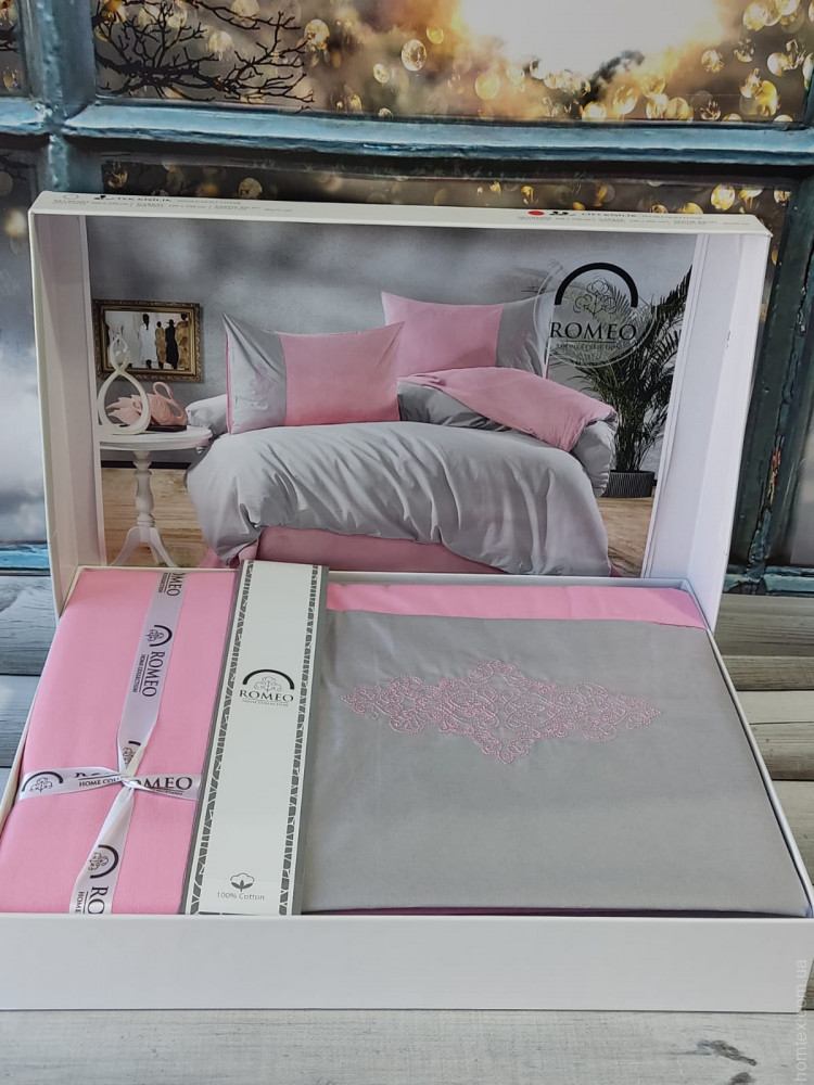Постільна білизна Romeo Home з вишивкою, модель 2, євро купить в ...