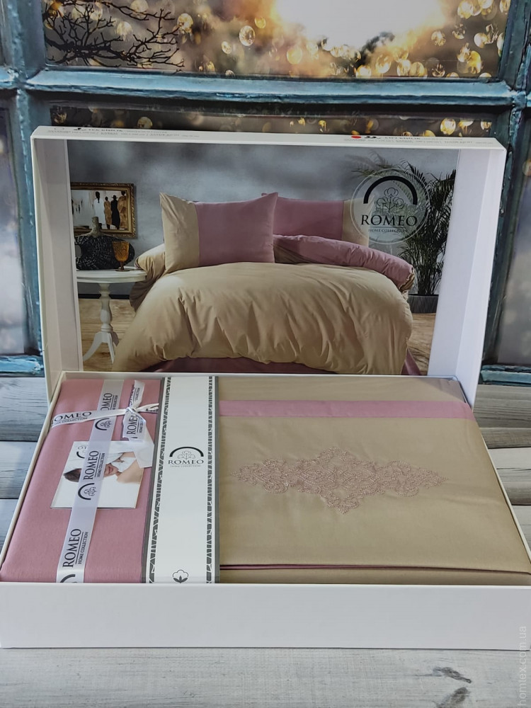 Постільна білизна Romeo Home з вишивкою, модель 3, євро купить в ...