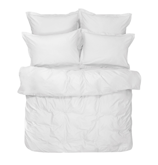 Постільна білизна Lotus Home сатин premium Dakota біла сімейний купить ...