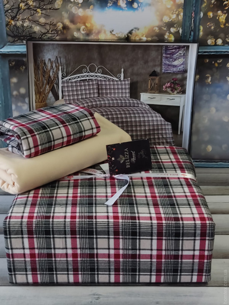Постельное белье Belizza Фланель модель 15 полуторный купить в интернет ...