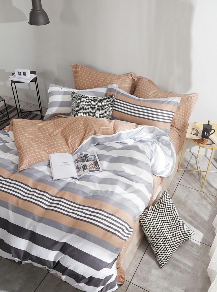 Постельное белье Home Line 149 сатин семейный купить в интернет ...